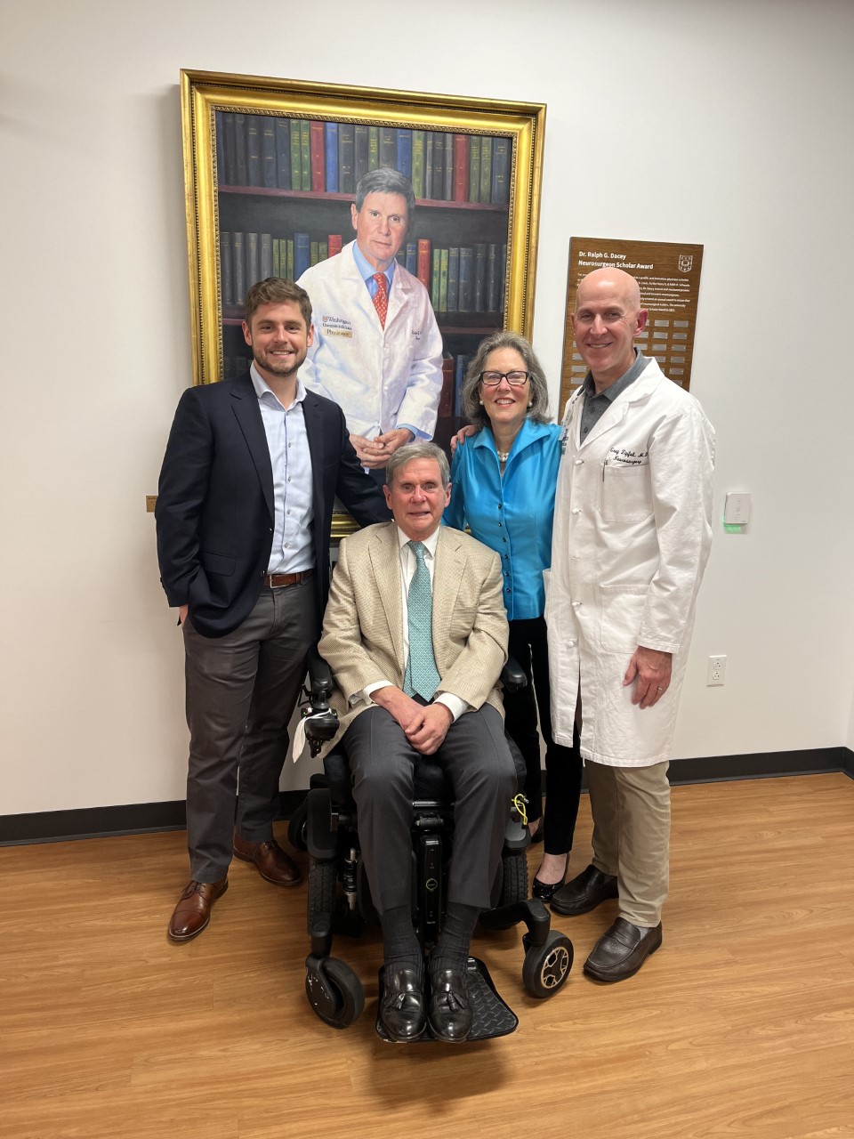 Dacey honored with auditorium and award named after him - Taylor Family ...