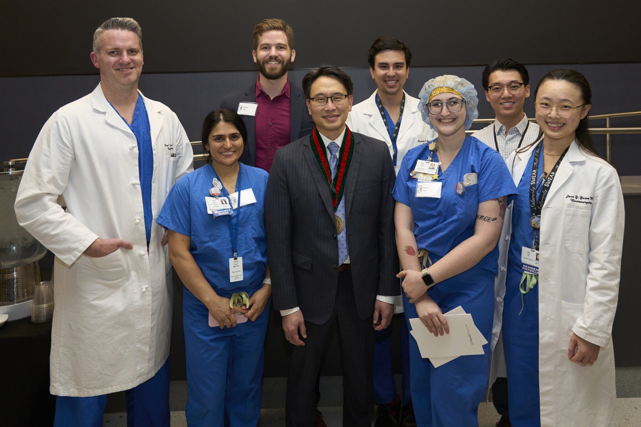 Kim installed as August A. Busch Jr. Professor of Neurosurgery - Taylor ...